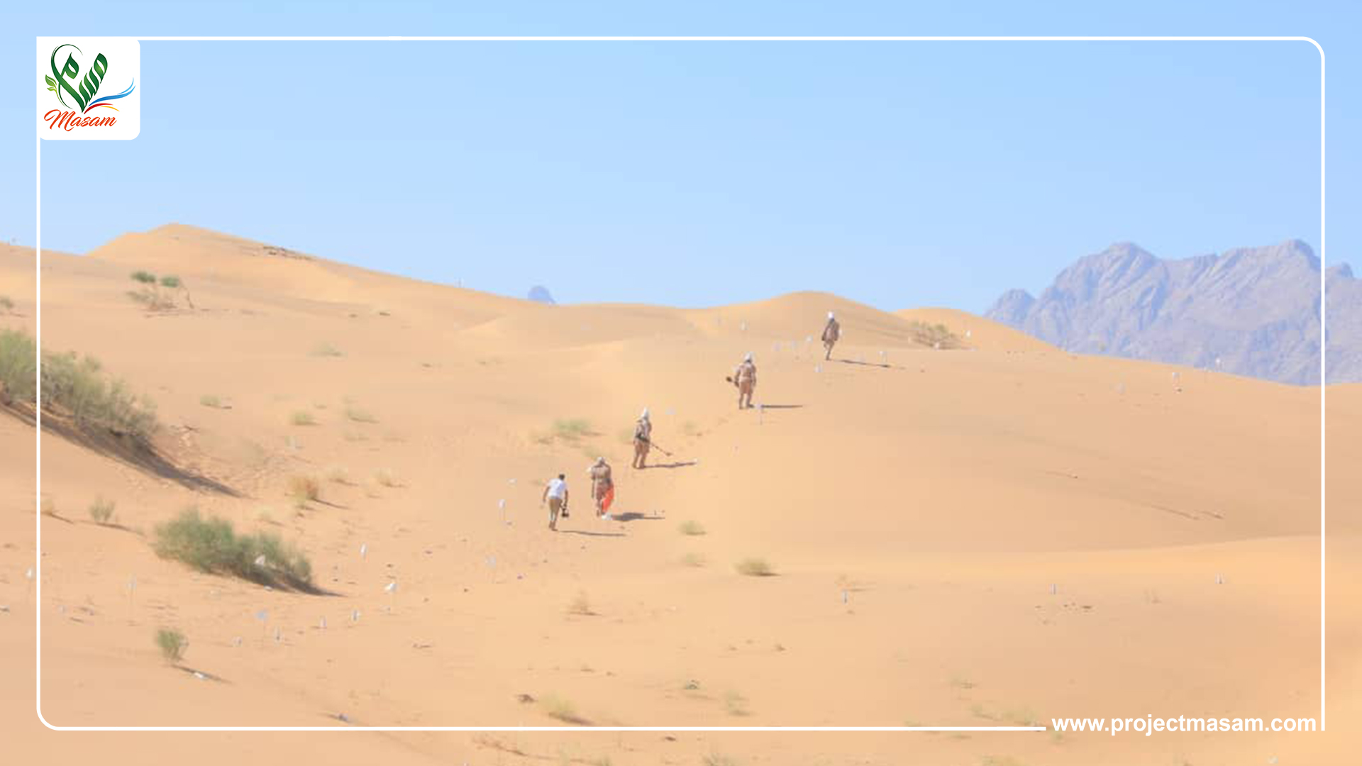 Team 6 Secures 35,000 square meters in the Usaylan Desert in two months ...