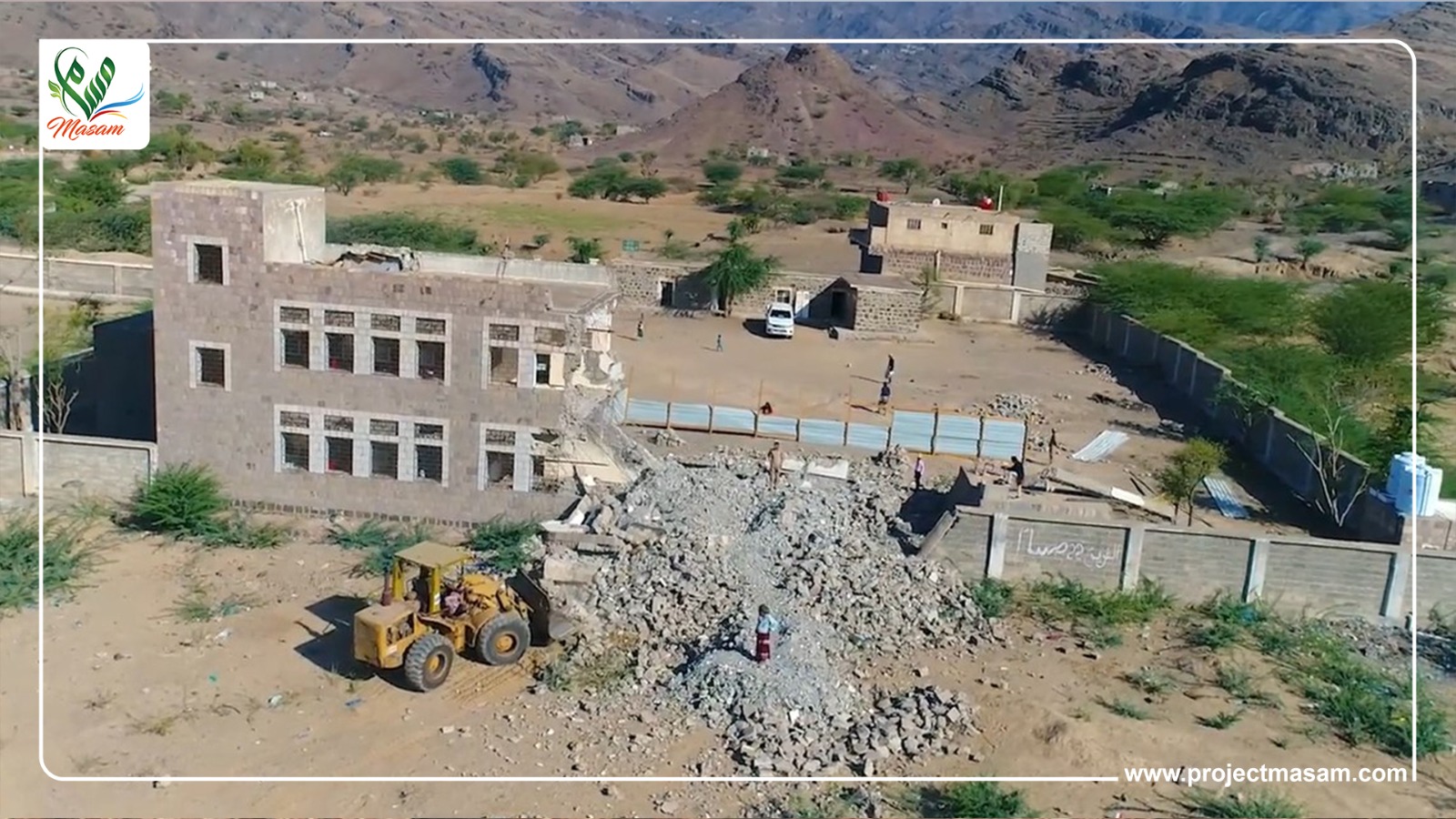Masam’s Team 22 completes clearing operation of Al-Shaab School in ...