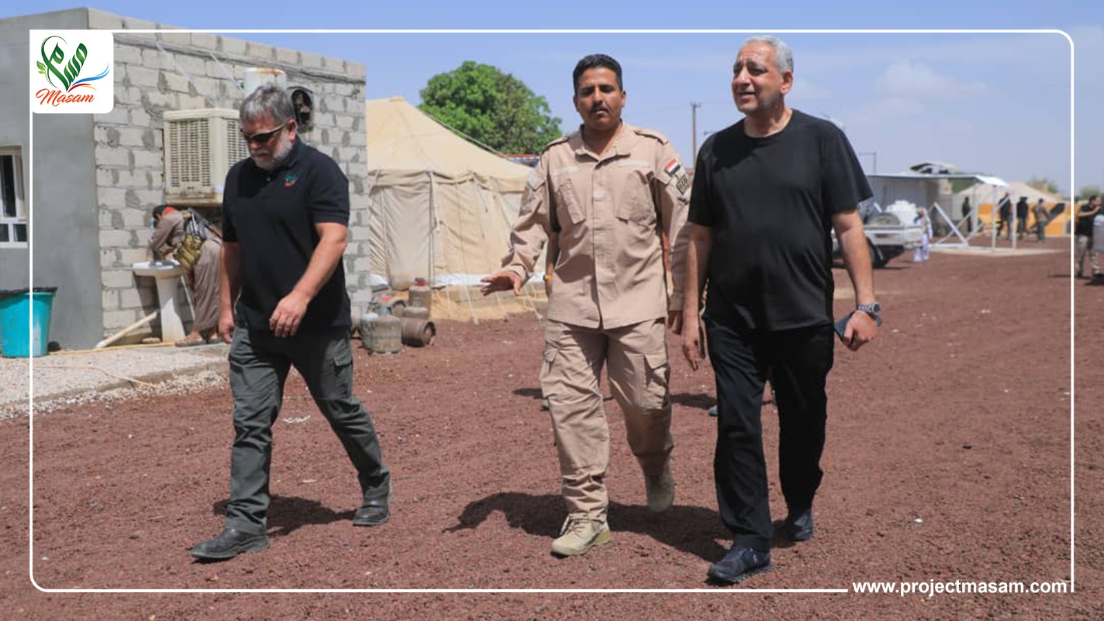Masam MD Ousama Algosaibi carries out inspection of demining work ...
